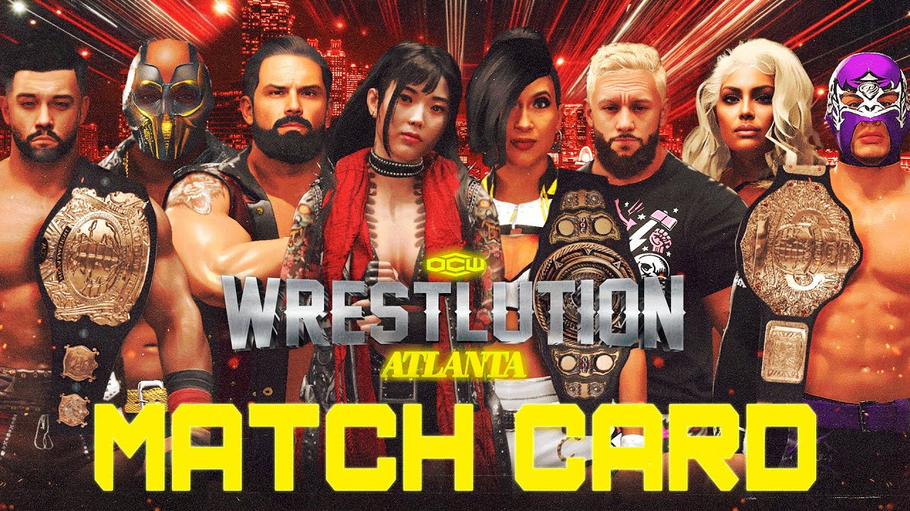 OCWFED: Wrestlution 18 FULL CARD "WWE 2K24 League" - YouTube