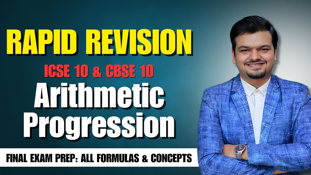 Arithmetic Progression | One Shot in 18 mins | Rapid Revision for ...