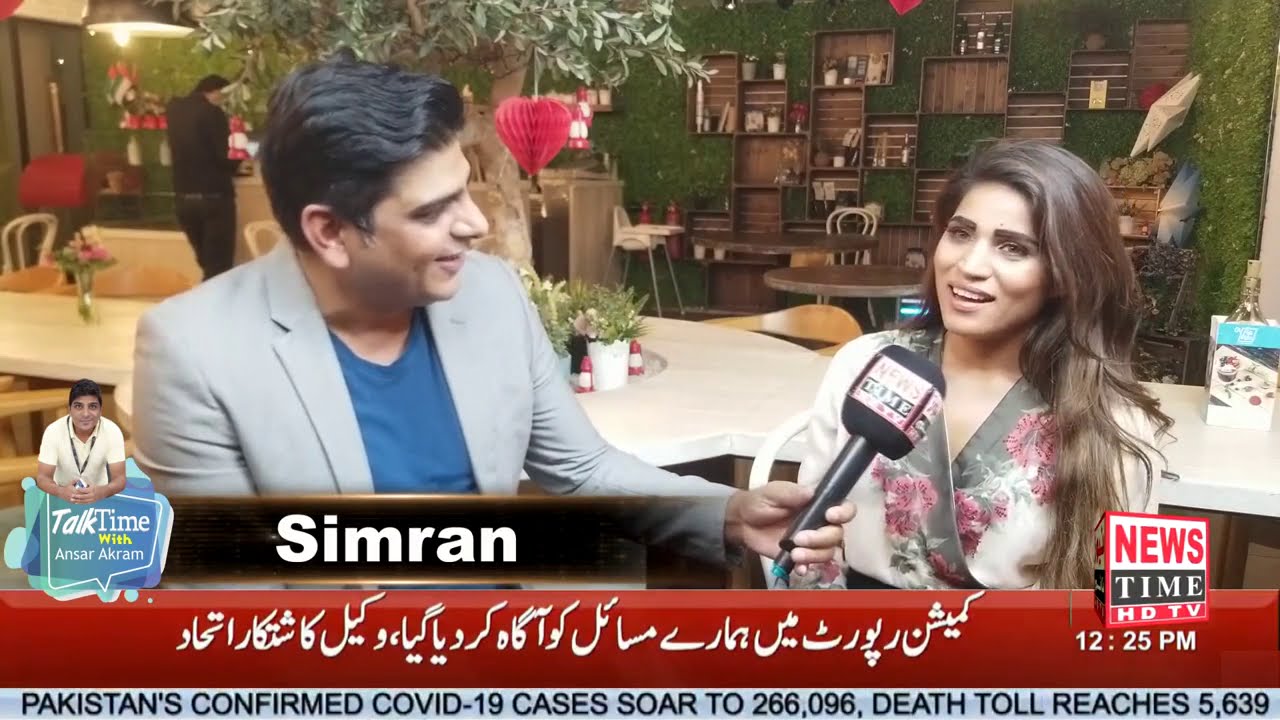 Simran | Model & Actor | Interview | Dubai | News Time HD TV | Ansar ...