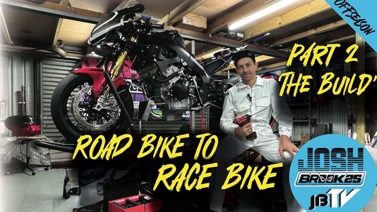 PART 2 Road Bike To Race Bike: THE BUILD let’s turn this Honda CBR1000 ...