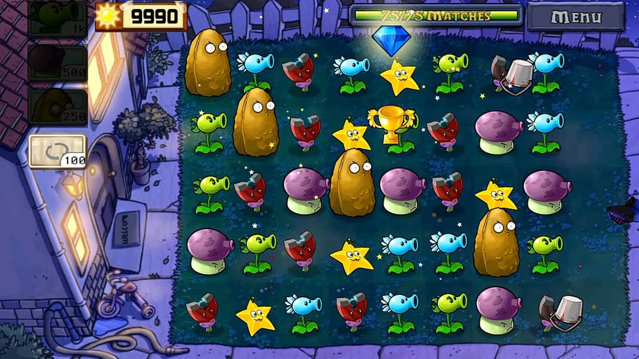 🌻PLANTS VS ZOMBIES 1 🧟 💸MOD🌞 🎉mini game🏆 🌻beghouled🧟 @SGEME-gaming #pvz ...