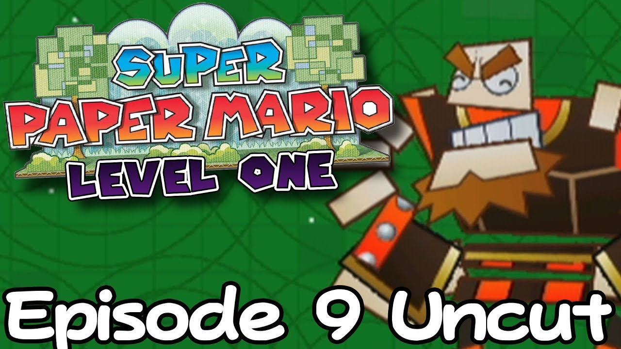 UNCUT Super Paper Mario: Level One [9] "Chunked Again" - YouTube