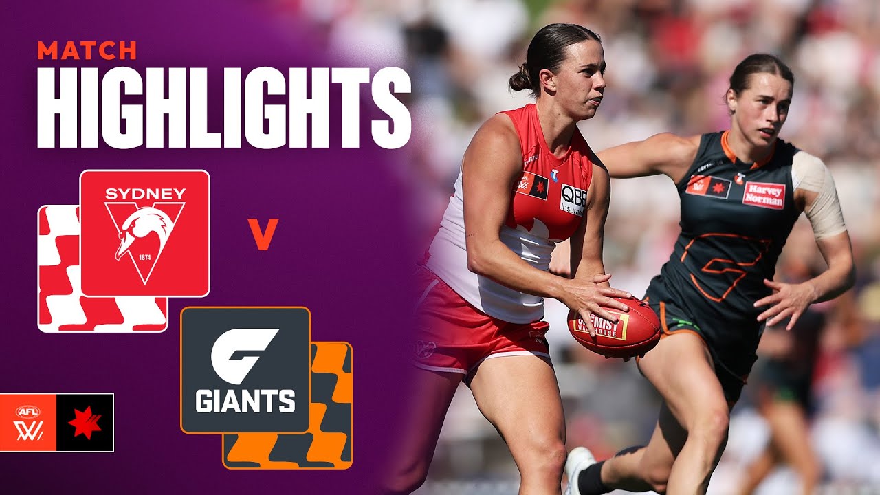Sydney Swans v GWS Giants Highlights | Round 6, 2025 | AFLW - YouTube