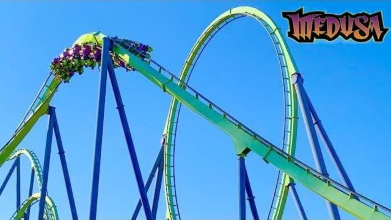 Medusa (4k OFF Ride POV)- Six Flags Discovery Kingdom, Vallejo, CA ...