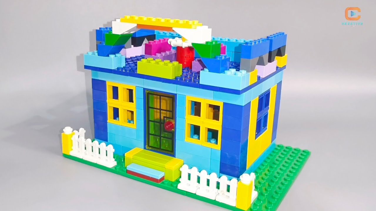 How to Build a LEGO House 🏠 | Easy DIY Build for Kids & Adults #LEGO # ...