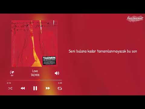 TAEMIN - Love [Türkçe Altyazılı]
