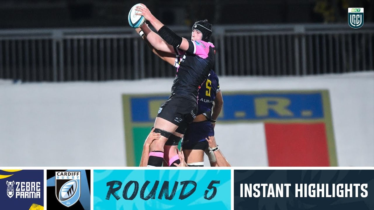 Zebre Parma v Cardiff Rugby | Instant Highlights | Round 5 | URC 2023/ ...