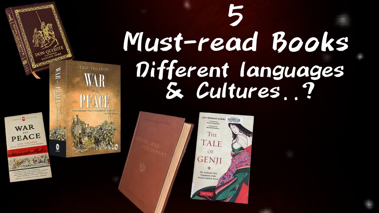 The 5 Must-Read Books Of Different Cultures & Languages..? - YouTube