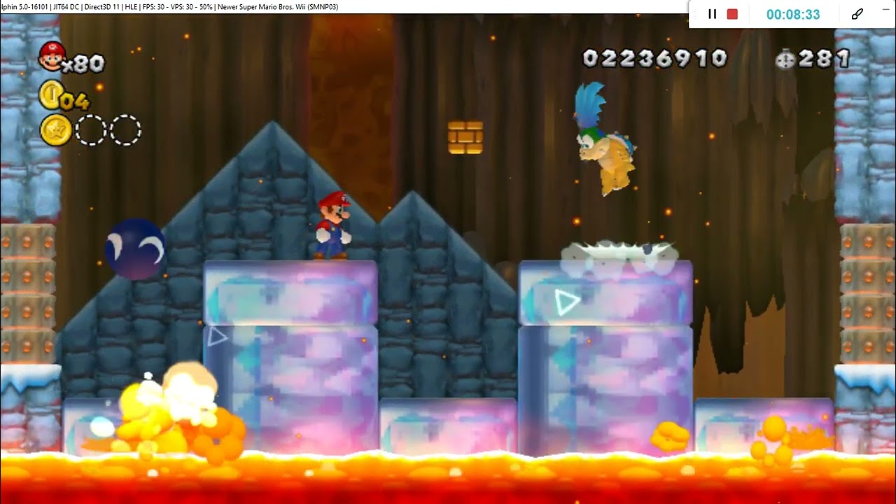 Newer Super Mario Bros 2 DEMO - Part 19 Glacial Volcano - YouTube