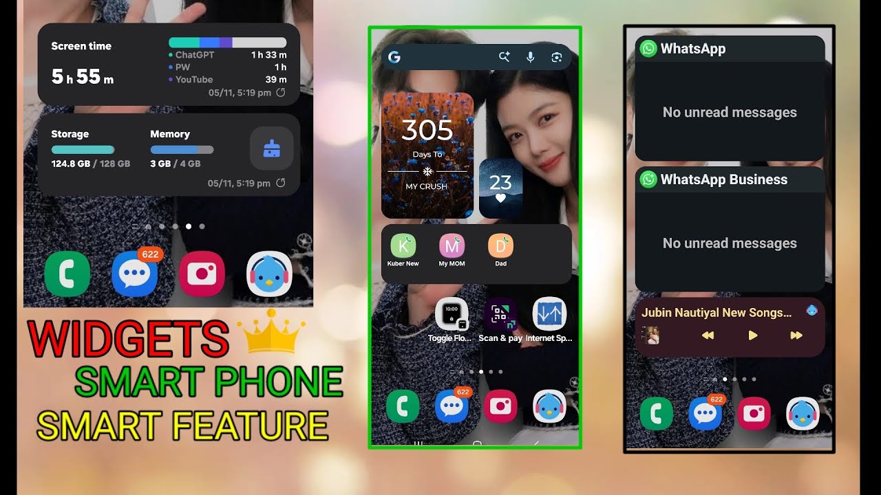 Widgest Smart feature in Your Mobile #smartphone #widget - YouTube