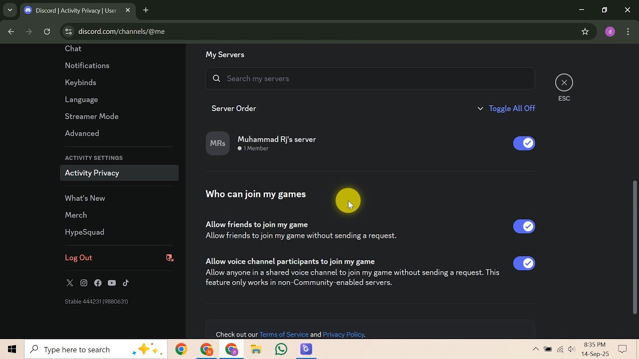 How To Change Your Discord Activity Status - YouTube