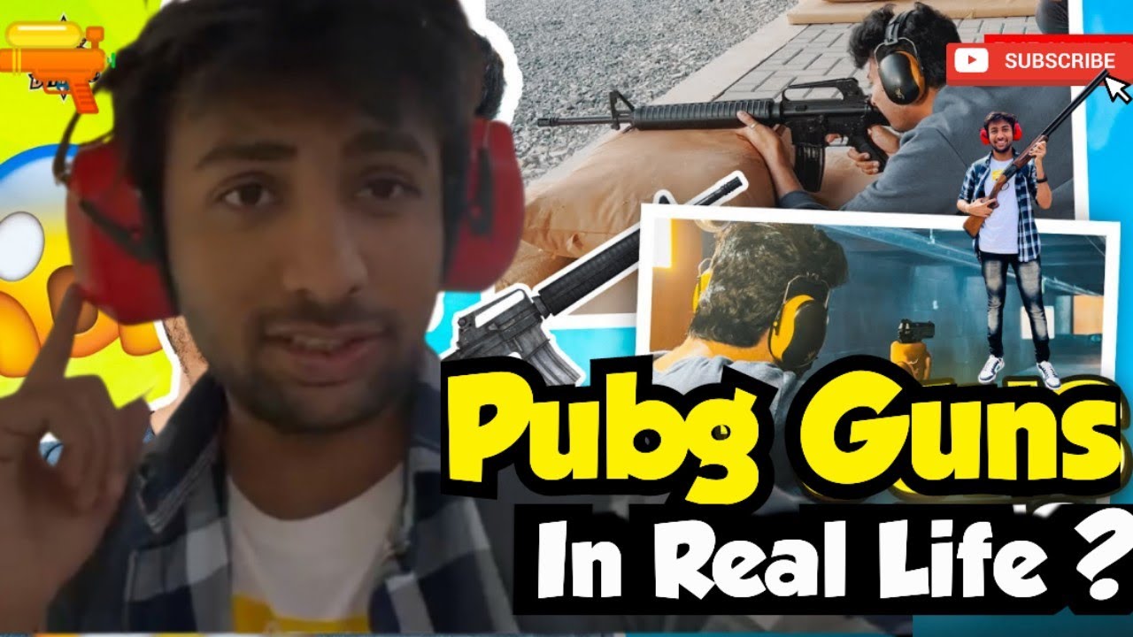 PUBG Guns In Real Life Firing || Ak47 || M416 || Short Gun Firt Time ...