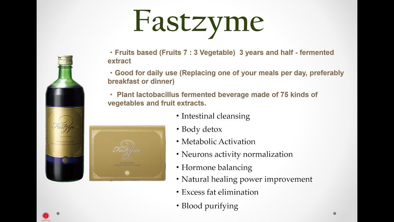 Japanese Enzyme Diet 【Fastzyme 720ml / 10ml x 10 Sachets】 - YouTube