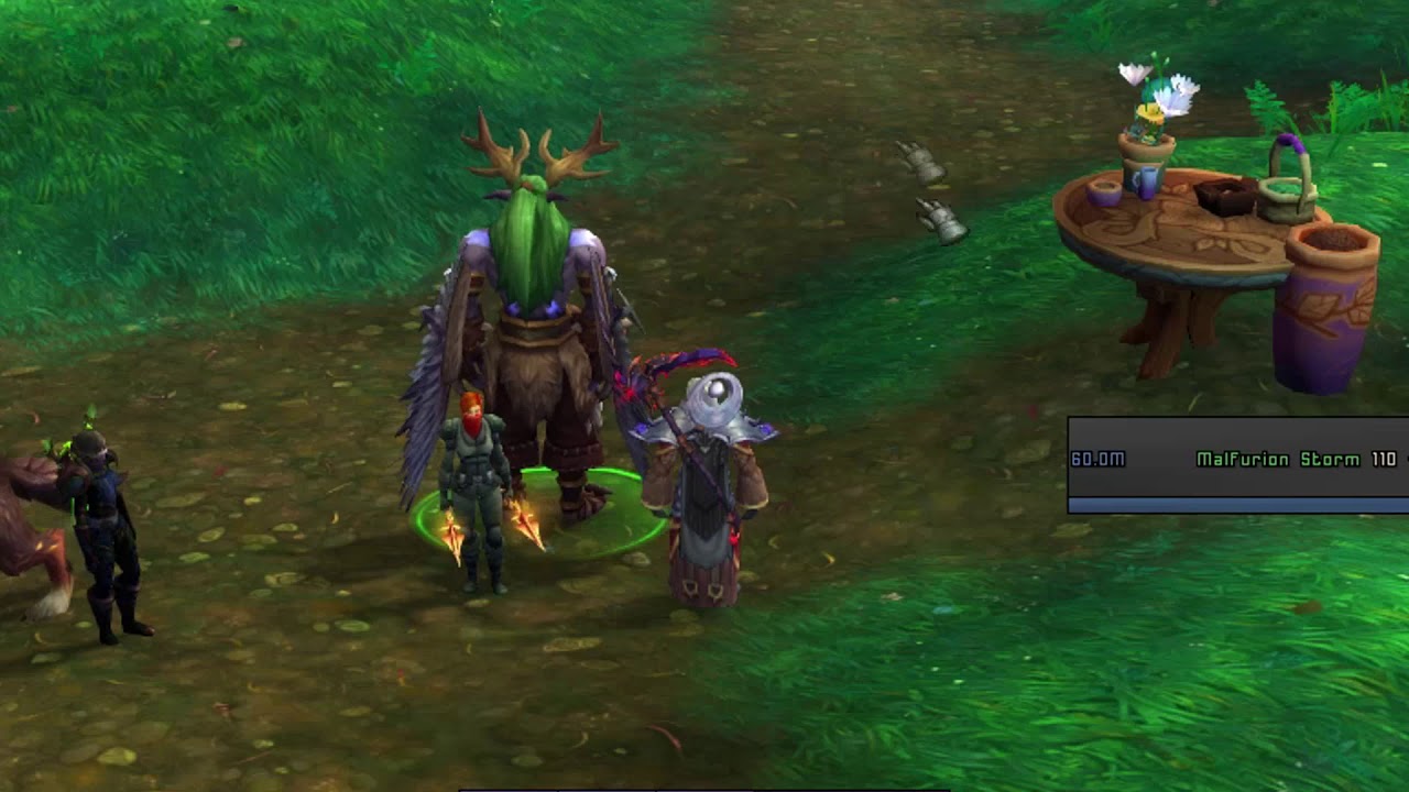 Malfurion Stormrage running in very fast high speeds - YouTube