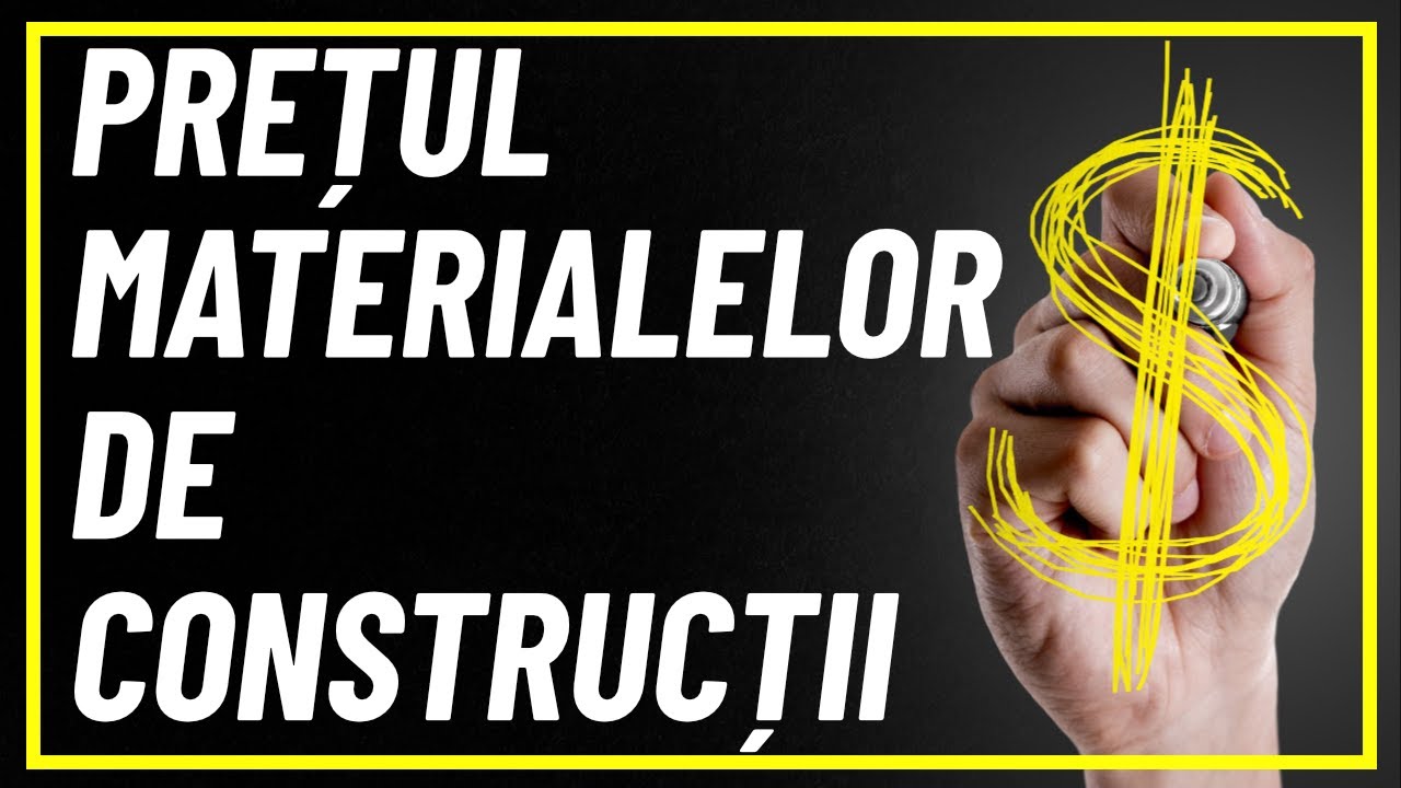 MATERIALELE DE CONSTRUCTII - Cum au explodat preturile - YouTube