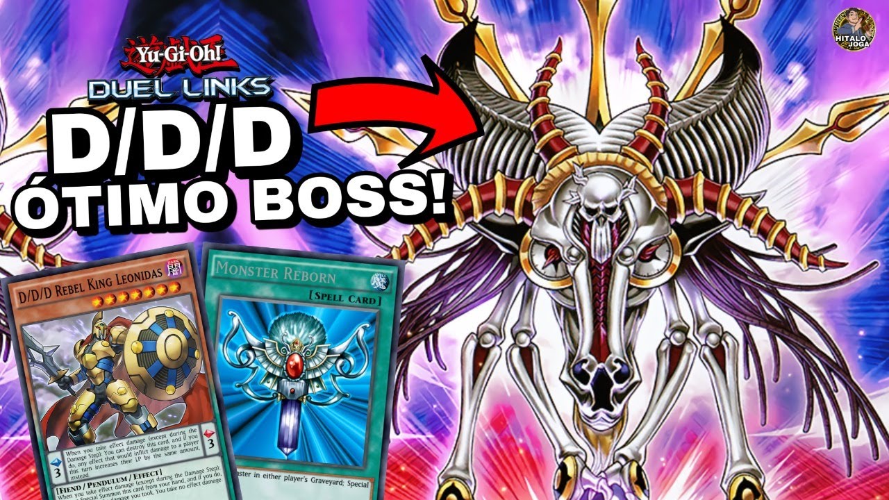 DECK D/D/D! NOVOS CARDS E UM GRANDE NOVO BOSS! YU-GI-OH! DUEL LINKS ...