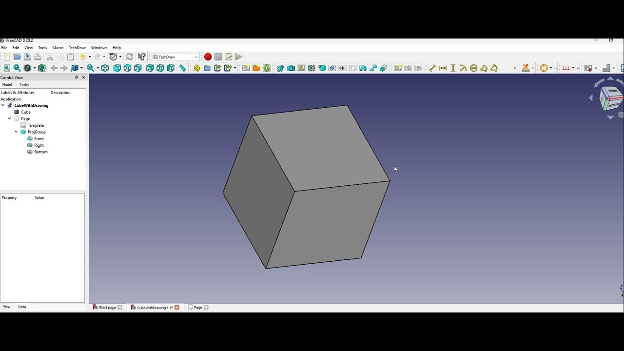 New FreeCAD | Model and Drawing Tutorial - YouTube