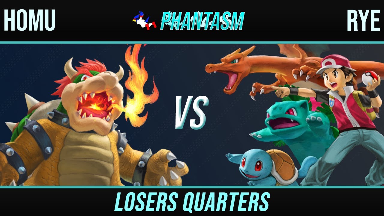 Homu (Bowser) vs Rye (Pokemon Trainer) - Phantasm 55 Losers Quarters ...