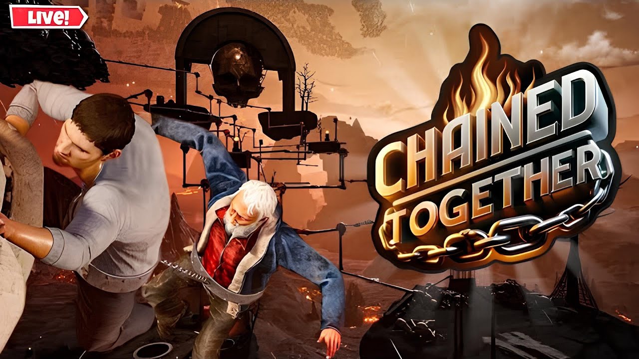 🔴Chained Together Live: Friends Unite for Ultimate Fun! #live - YouTube
