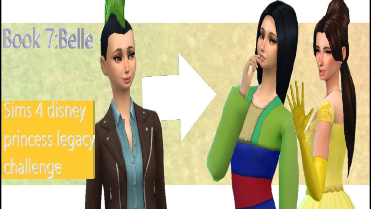 sims 4 disney princess legacy challenge{book 7:Belle}EP 92-End of Belle ...