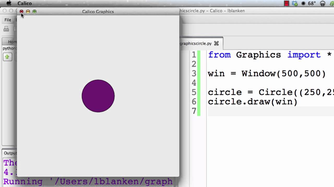Intro to Graphics in Calico Python - YouTube