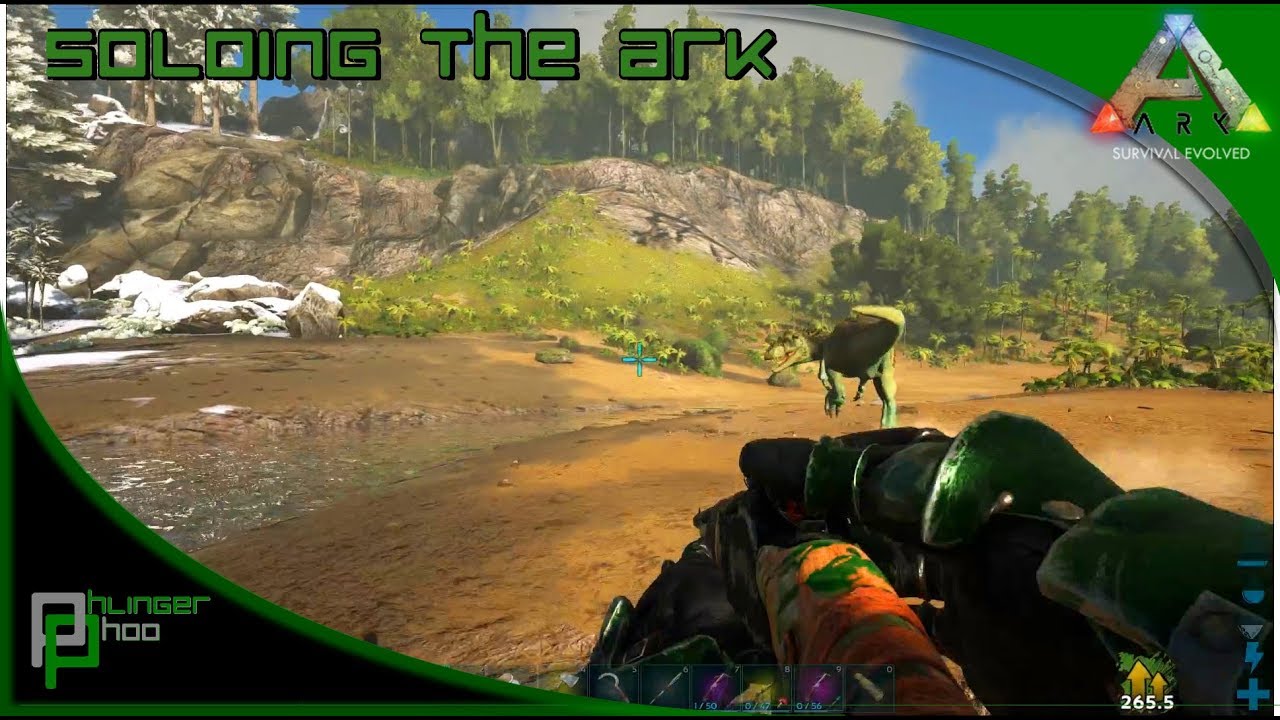 Soloing the Ark S4E41 - Allosaurus Taming - Rex Breeding! - YouTube