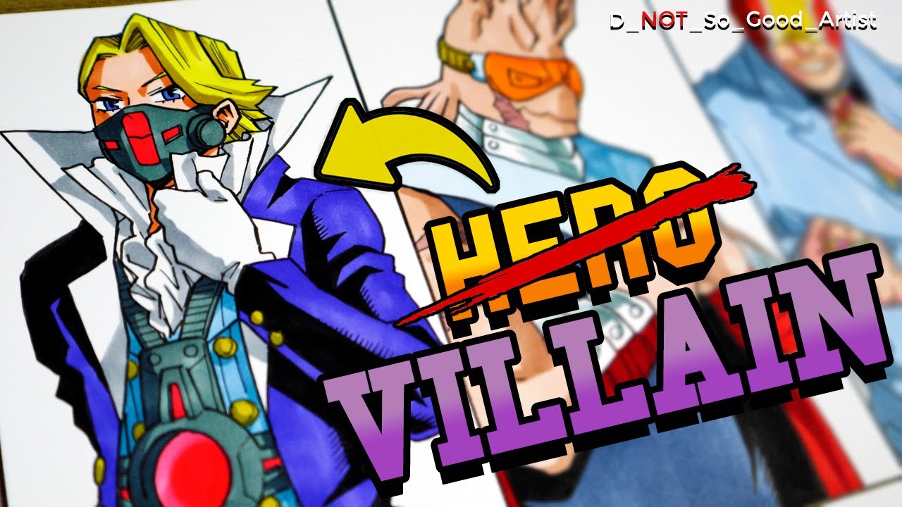 Drawing Class 1-A as Villains PLUS Backstories! [PART 1] | My Hero ...