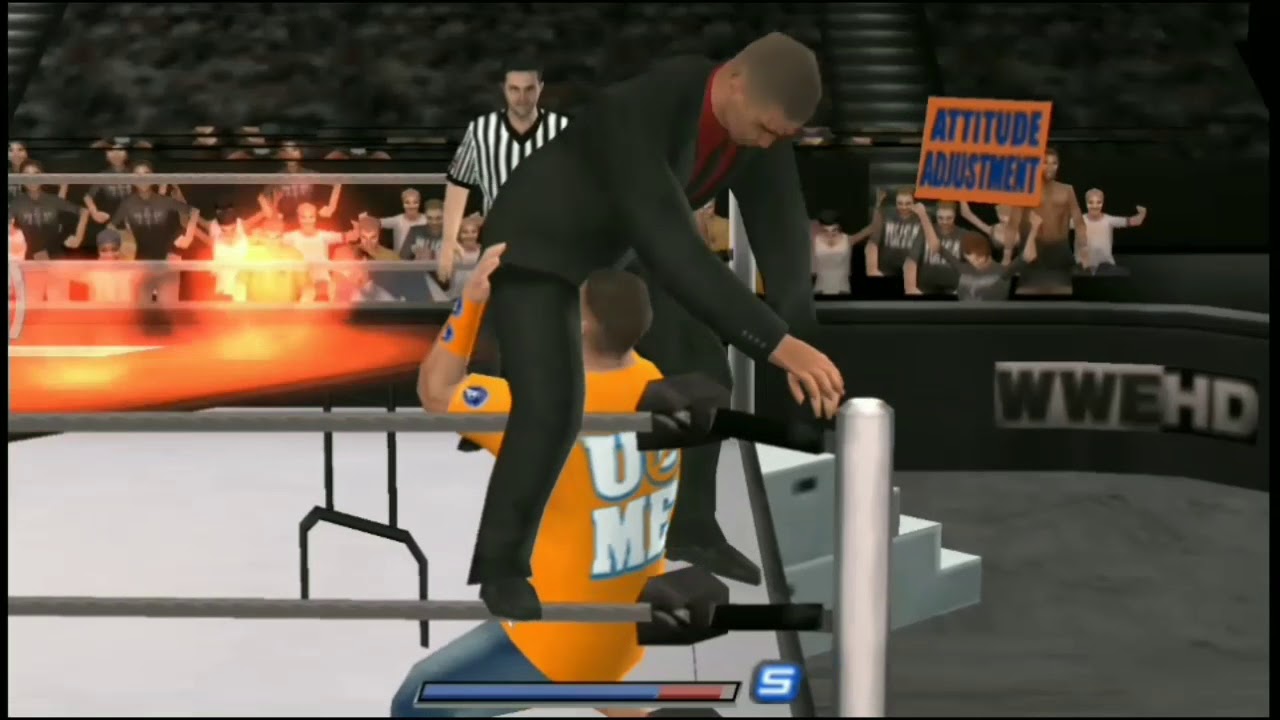 TABLES BREAKING MOVES AND TABLES FINISHERS IN WWE SMACKDOWN VS RAW SVR ...