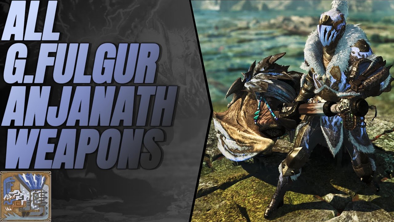 Monster Hunter Wilds All Guardian Fulgur Anjanath Weapons - YouTube