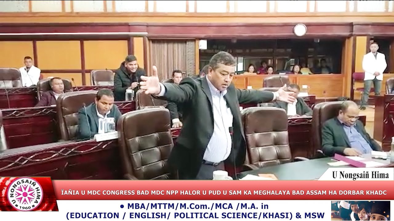 ÏAÑIA U MDC CONGRESS BAD MDC NPP HALOR U PUD U SAM KA MEGHALAYA BAD ...