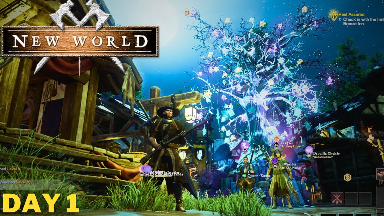 A FRESH START!| New World MMO Gameplay Ep.1 - YouTube