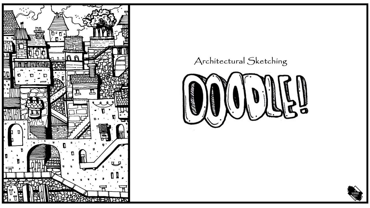 Doodle - Architecture Sketching - YouTube