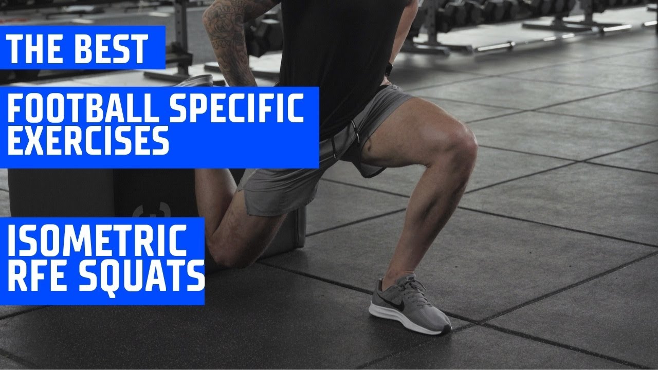 Awesome deceleration exercise for football - ISOMETRIC REAR FOOT ...