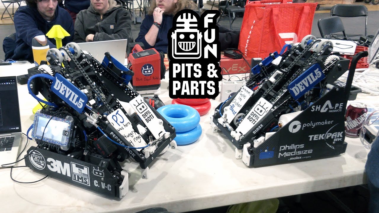 DEVIL5 DevilBots | Pits & Parts | High Stakes Robot - YouTube
