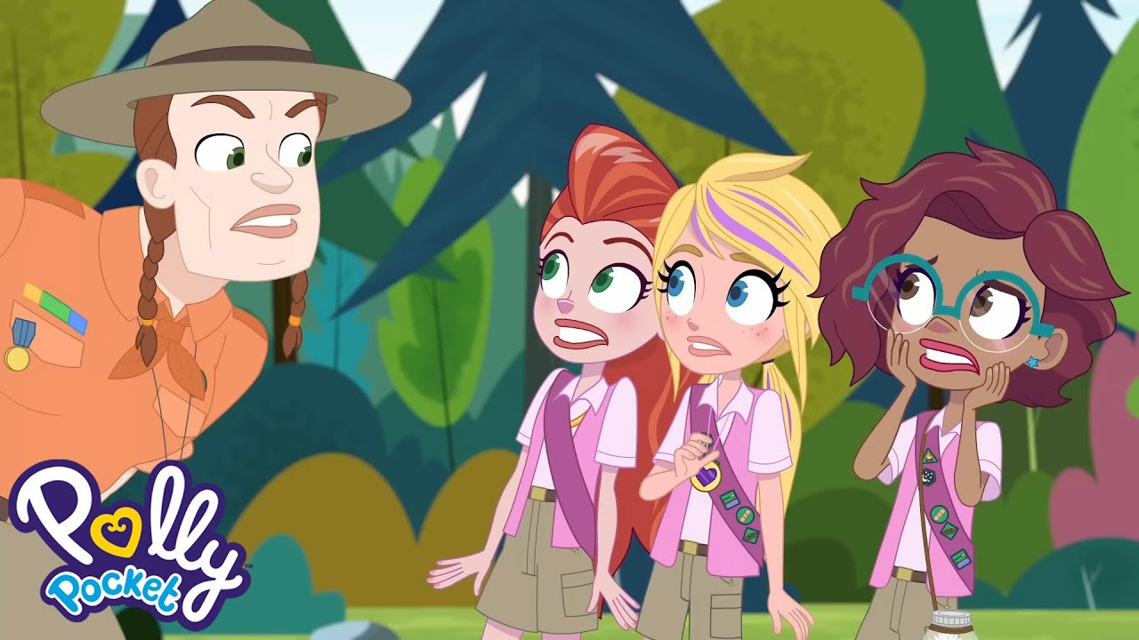Polly Pocket: Girl Scouting Episode! Polly Did it Again! | Cartoons for ...