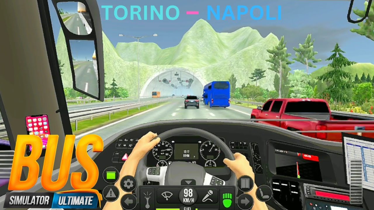 Trip To ITALY 🇮🇹 ( TORINO - NAPOLI ) Android Gameplay | Bus Simulator ...