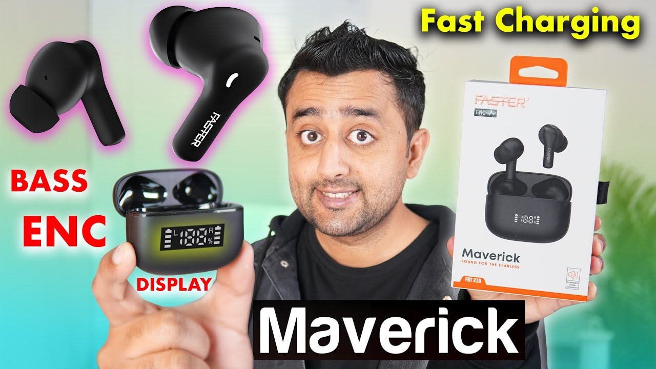 Best Earbuds in 2025 With Fast Charging⚡️High Bass - LCD Display ...