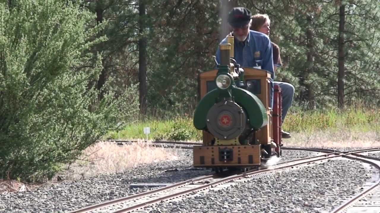 MEG Steam Wendy at Train Mountain Triennial - YouTube