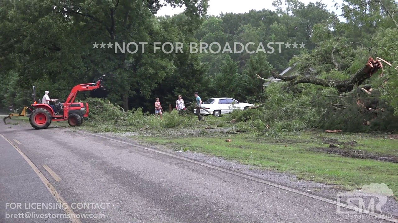 6-22-19 Winterboro, Alabama Storm Damage from Wind - YouTube
