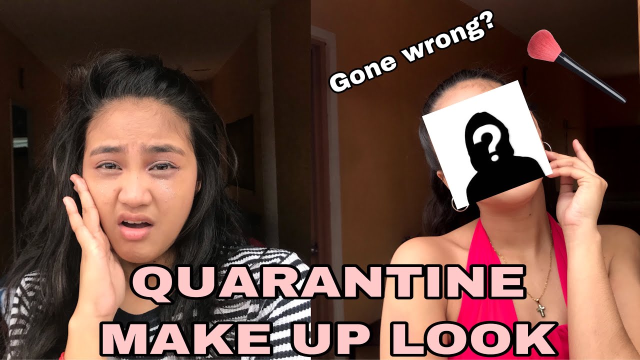 QUARANTINE MAKE UP LOOK | Glorymer Cemine - YouTube