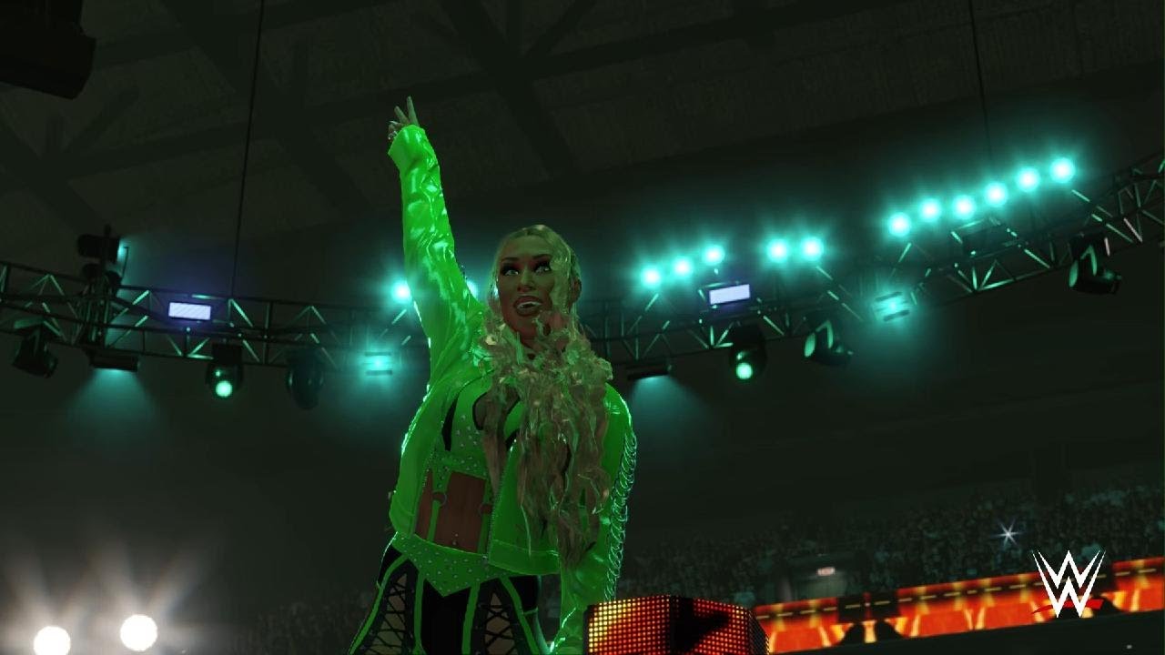 WWE 2K24 - Kelani Jordan VS Izzi Dame - YouTube