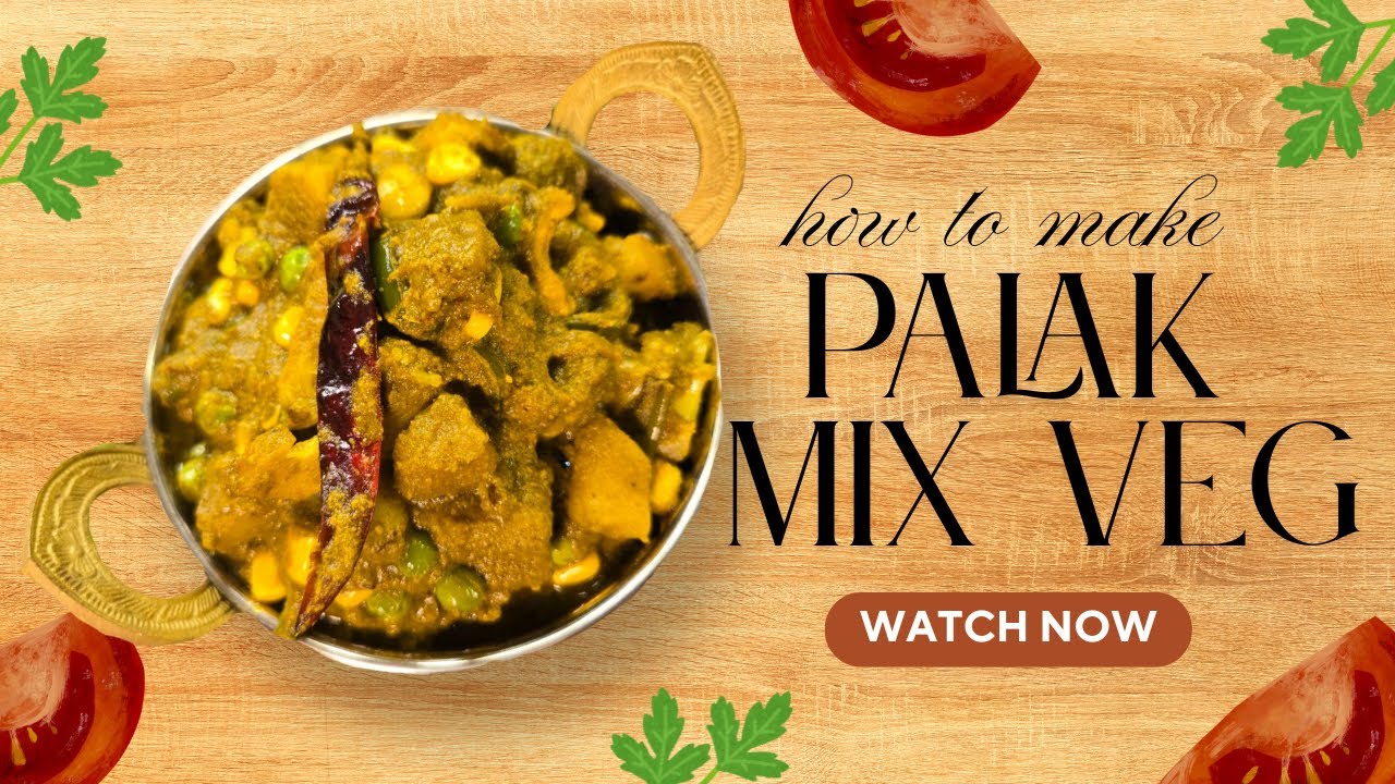 Palak Mix Vegetable Sabzi | No Onion No Garlic | Healthy Satvik Recipe ...