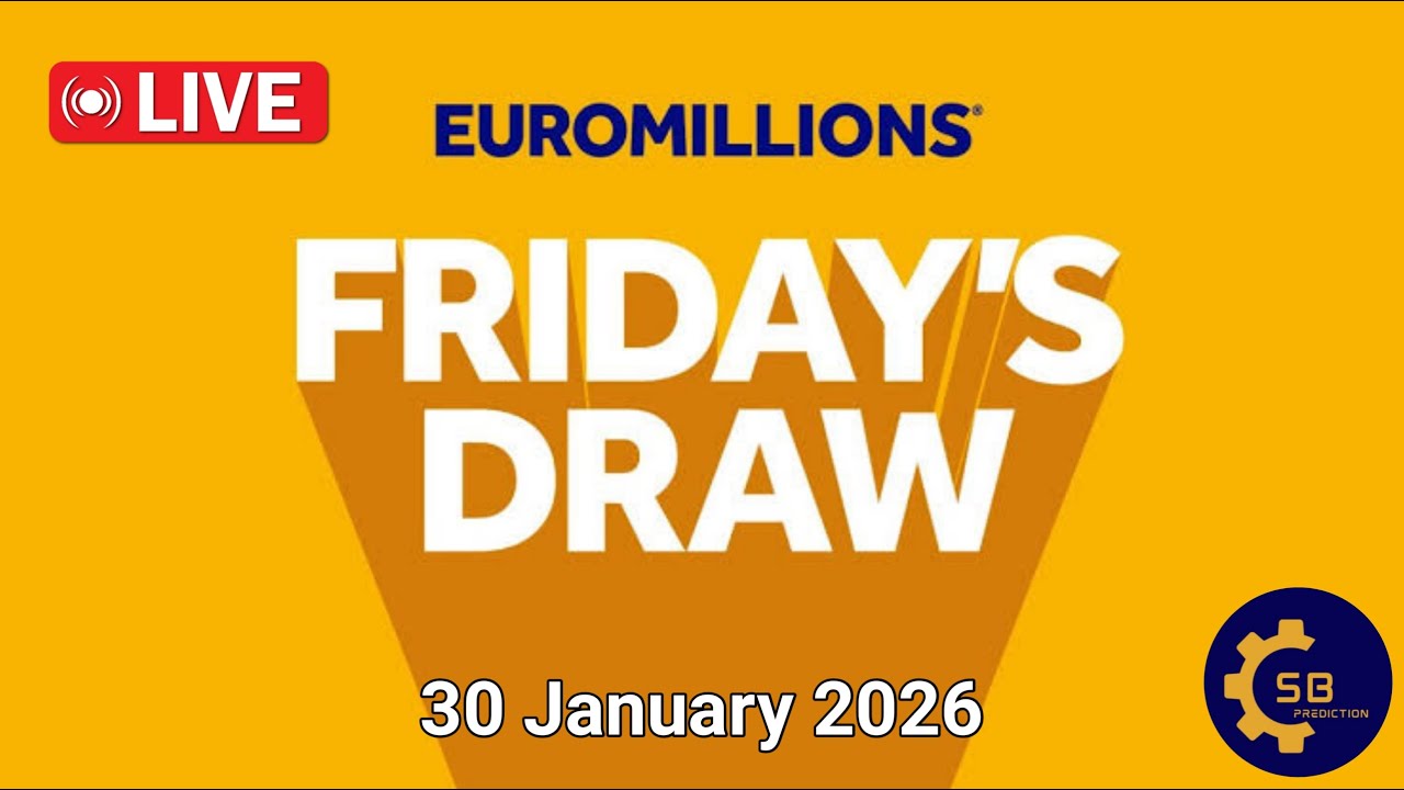 euromillions draw Live Friday 30 January 2026 | Tirage Euromillions en ...