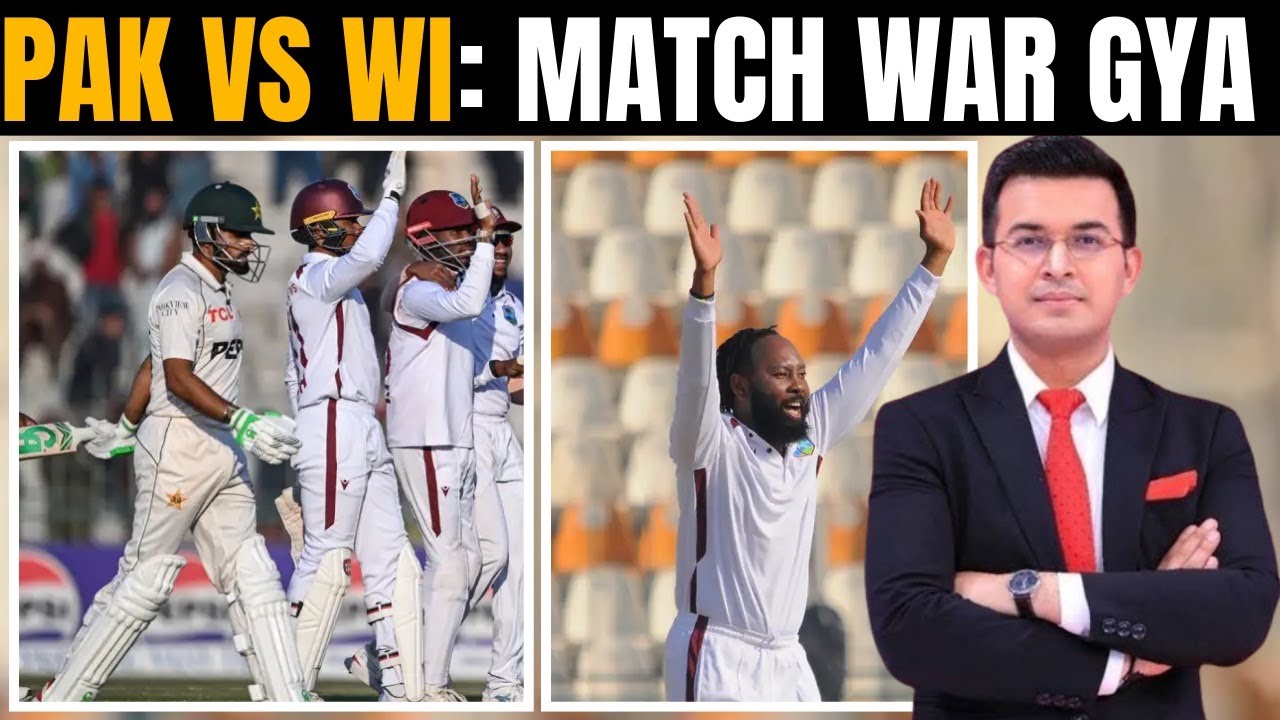 Pak vs Wi | Match War Gya | Poor Batting From Pakistan 😡133/10 ! Noman ...