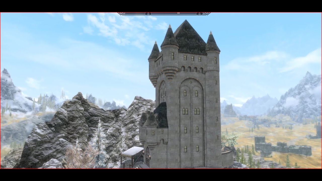 Whitepeak Tower - Dawnguard Themed Player Home - Skyrim SE/AE House Mod ...
