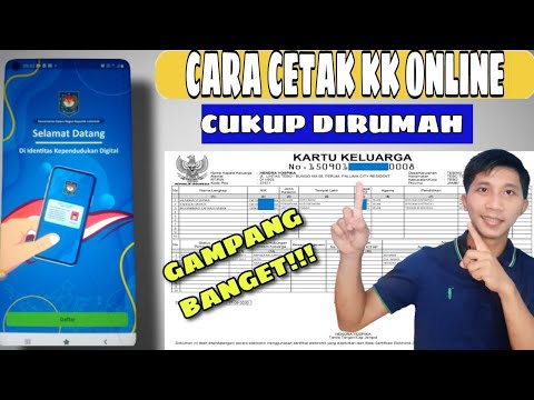 Cara Cetak KK Online Lewat Hp Terbaru|| Cukup Dirumah 5 Menit Jadi ...