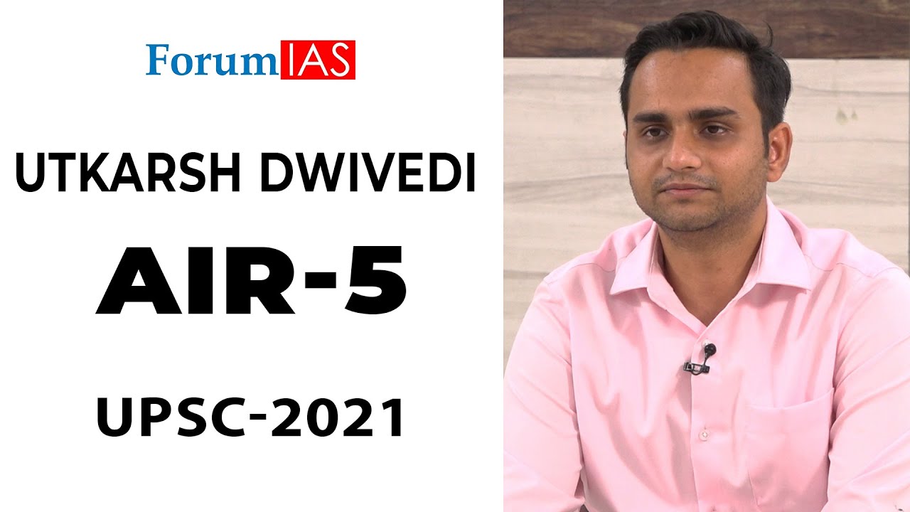 Utkarsh Dwivedi | AIR-5, UPSC 2021 | One on One Session With Ayush Sir ...