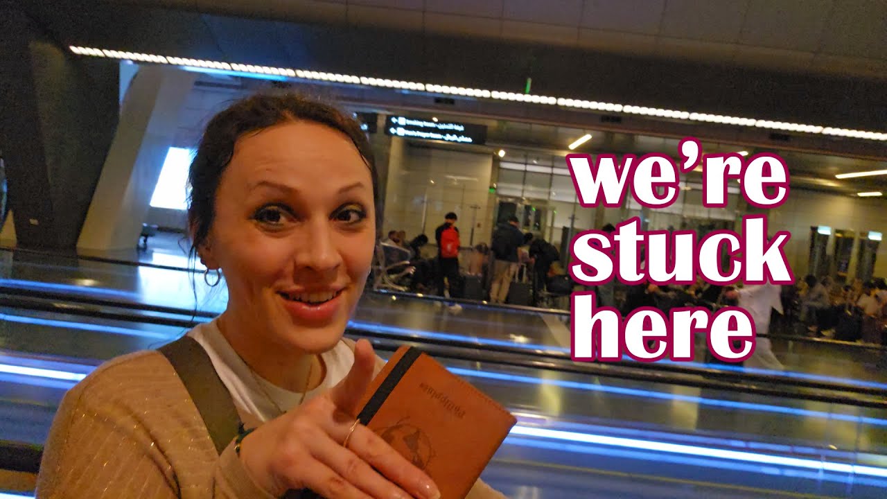 Stuck in Doha when Qatar's airspace closed - YouTube