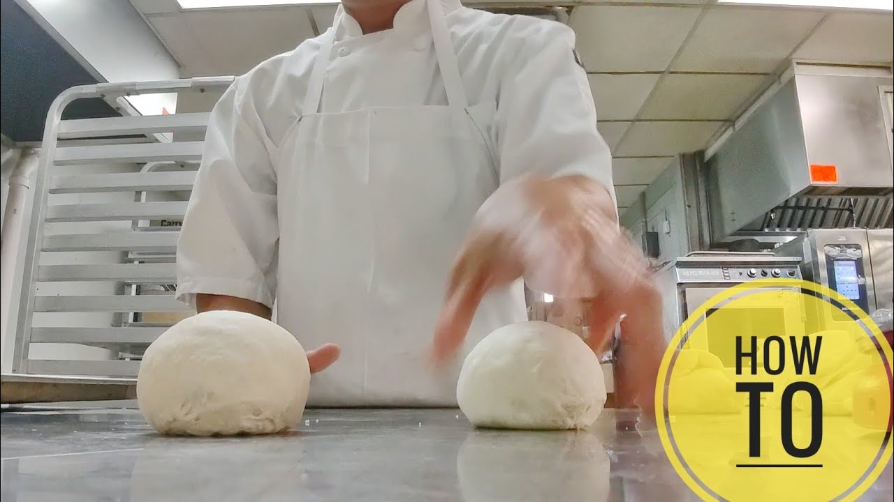 How to round the dough / Rounding method by hand - YouTube