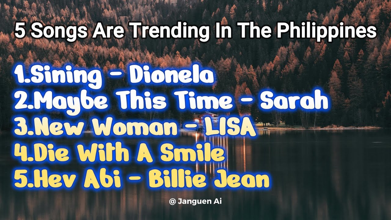 WOW.... These 5 Songs Are Trending In The Philippines ( Lyrics Video ...